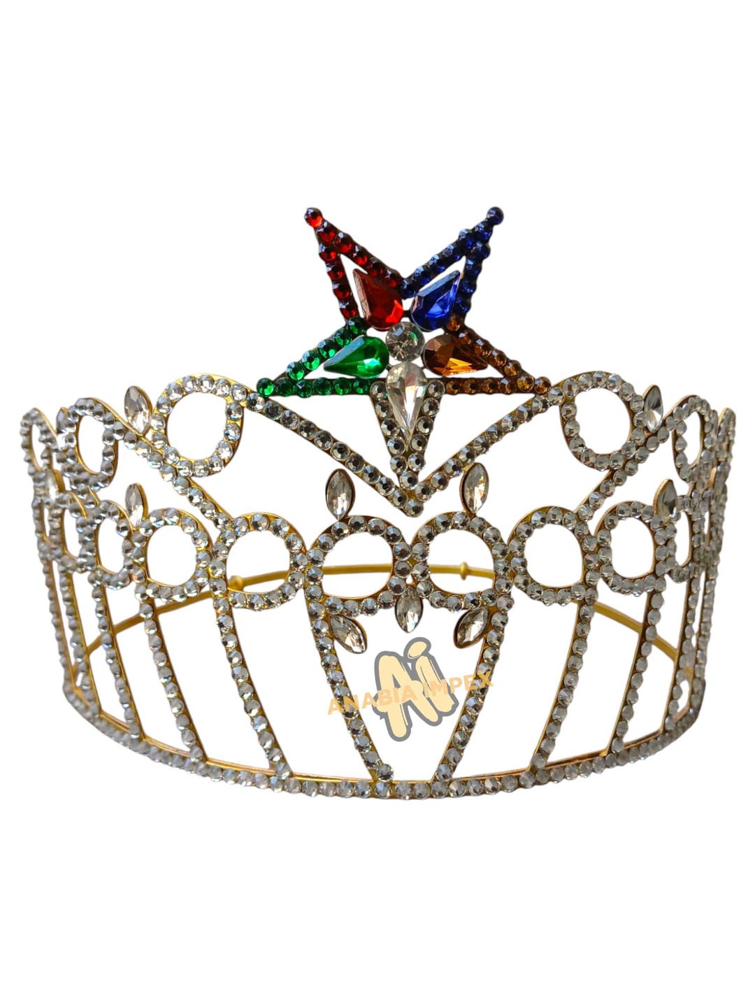 OES Matron Crown: Rhinestone Masonic Order of Eastern Star Crown - Etsy