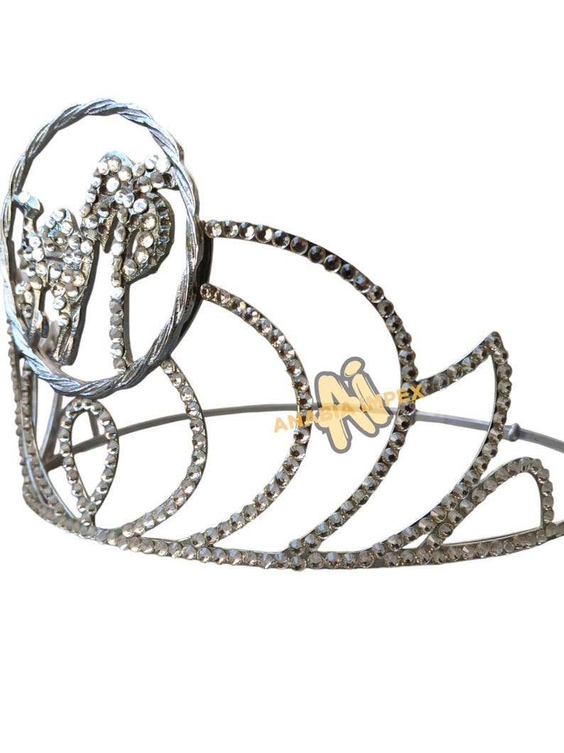 Freemason Masonic Queen of South Crown: Silver Tone Rhinestone Crown - Etsy