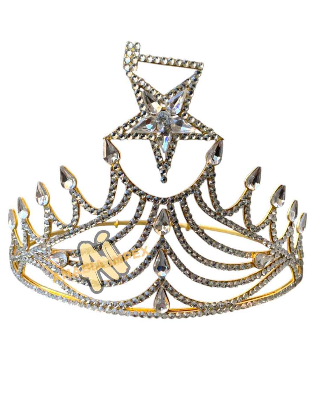 Masonic OES Worthy Matron Crown Order of Eastern Star Crown With ...