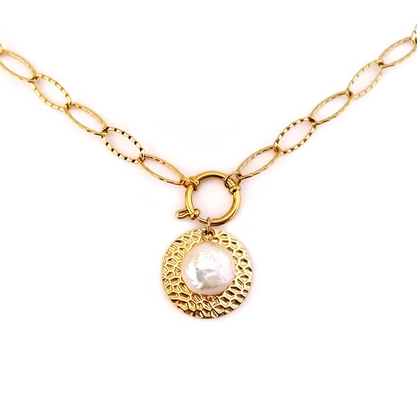 Collier grosse maille - Etsy France