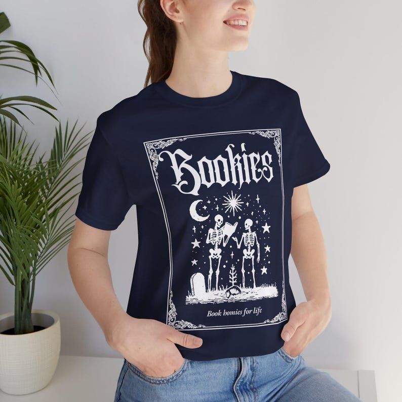 Gothic Bookworm Skeleton Tee, Spooky Book Lovers Shirt - Etsy UK
