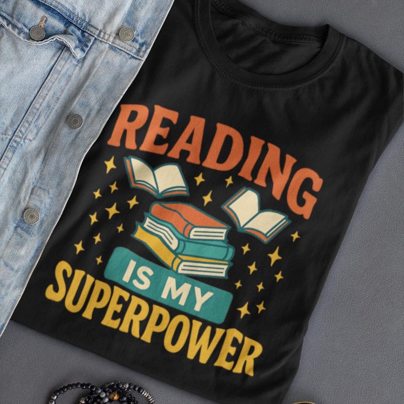Reading is My Superpower - Etsy