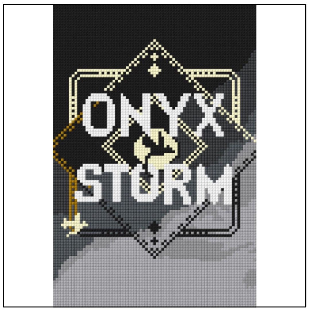 Onyx Storm Simple Cross Stitch Pattern - Etsy