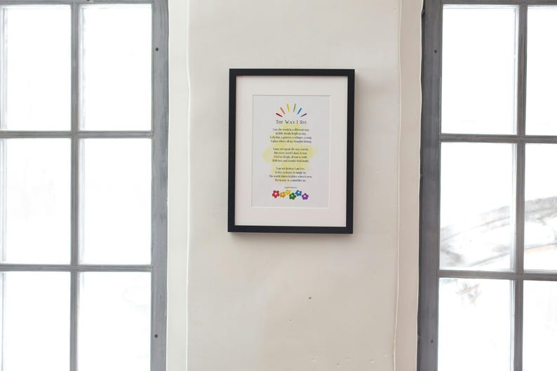 Autism & Neurodiversity Positive Poem, Wall Art, Digital Print - Etsy