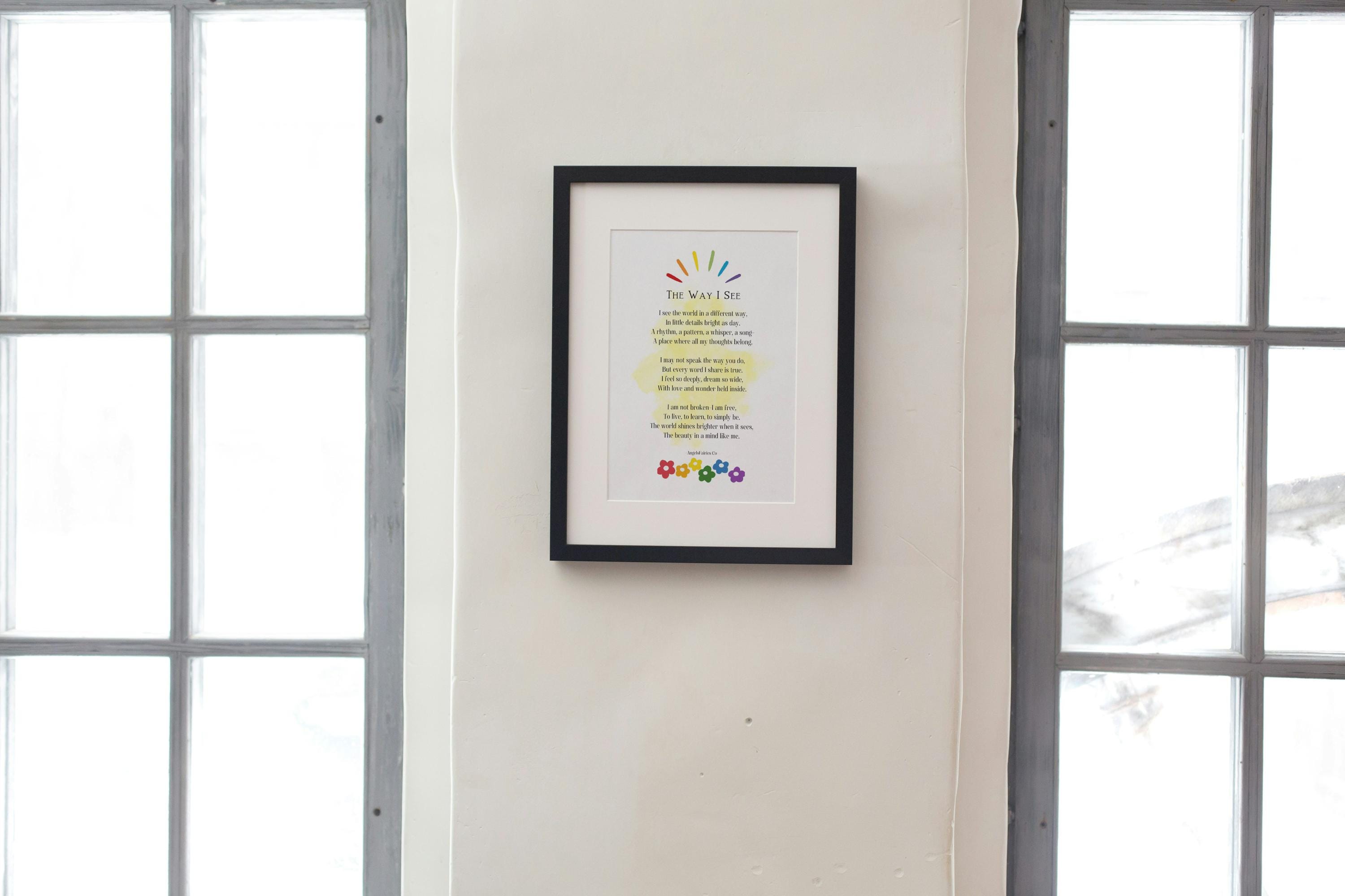 Autism & Neurodiversity Positive Poem, Wall Art, Digital Print - Etsy