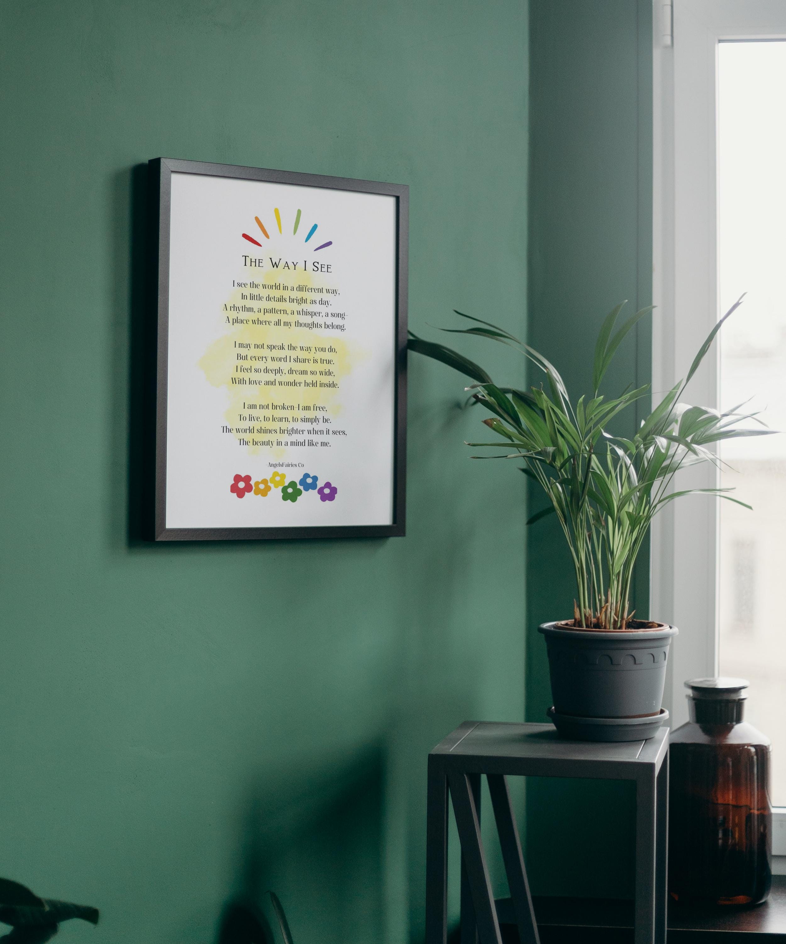 Autism & Neurodiversity Positive Poem, Wall Art, Digital Print - Etsy