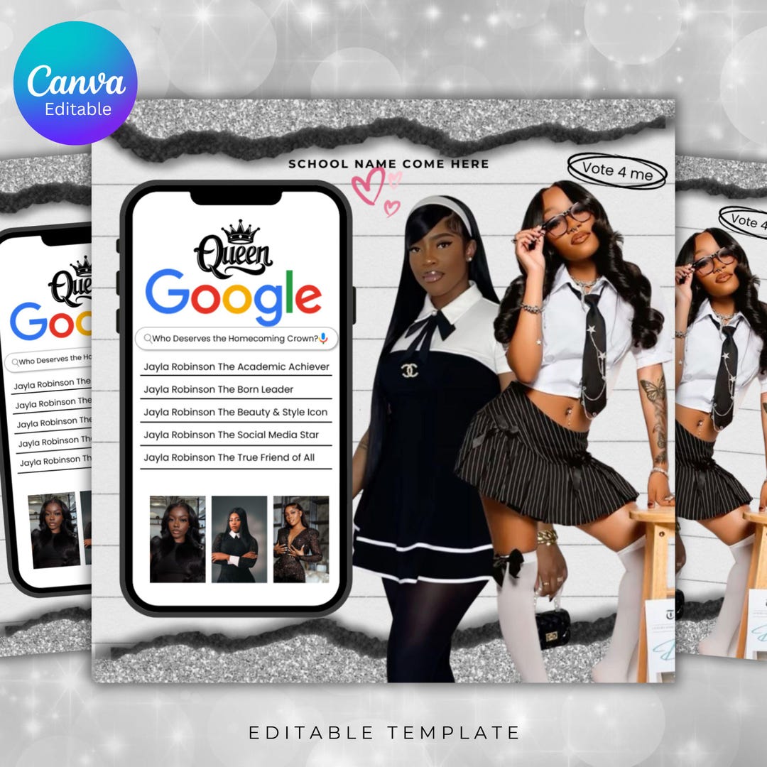 Prom Queen Flyer, Prom Queen Vote for Me Flyer, Prom Season Campaign ...