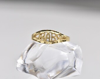 Gold baby ring | Etsy