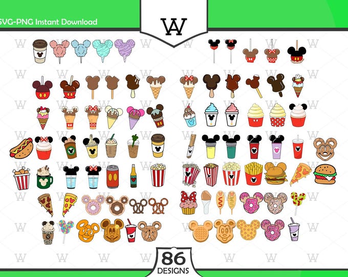 40 Snack Svg Png Dxf Eps Pdf Files for Cricut or Silhouette Clipart ...