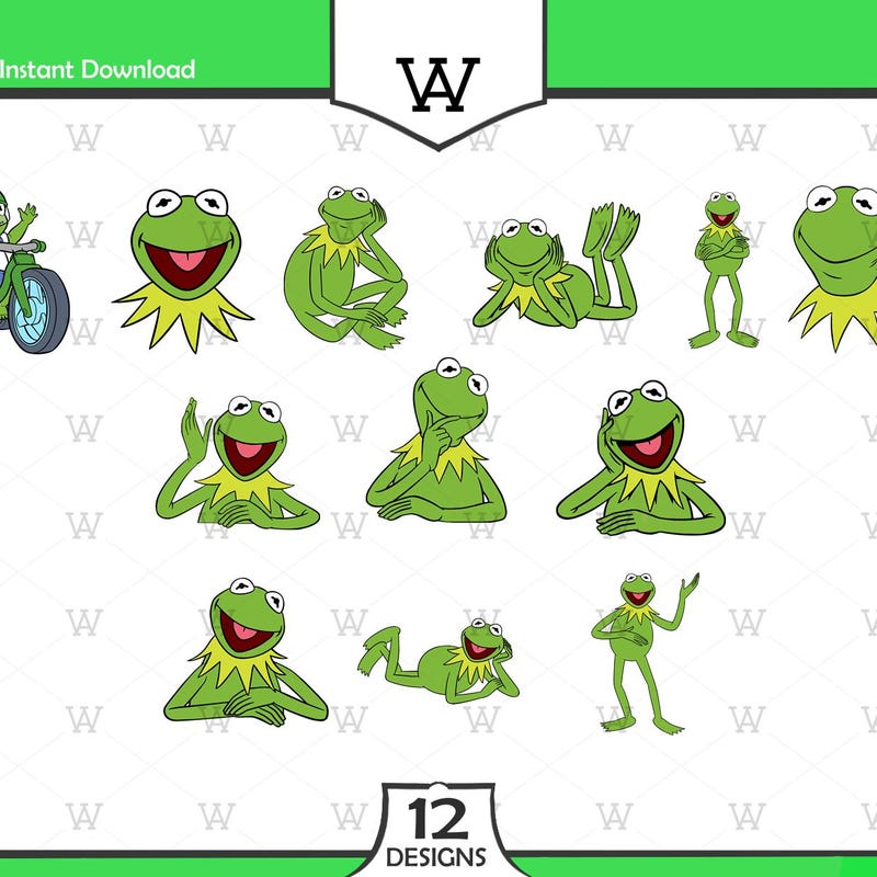 Kermit the Frog - Etsy