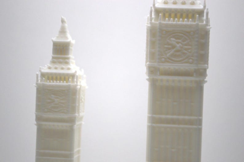 City Scale Prints 3d-printed Big Ben Model – London Landmark Miniature ...