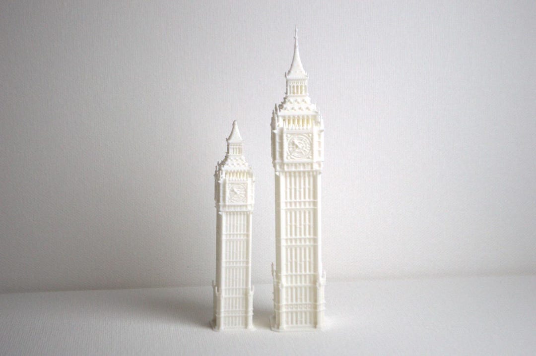 City Scale Prints 3d-printed Big Ben Model – London Landmark Miniature ...