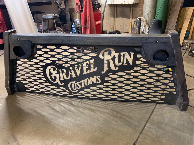 Custom Steel Headache Rack - Truck Cab Guard - Etsy