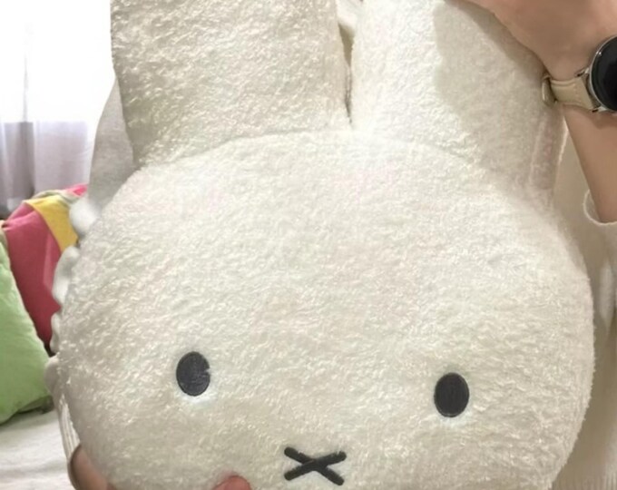 Miffy Plush Pillow Kawaii | Cute Cartoon Anime Cushion | Soft Car Nap ...