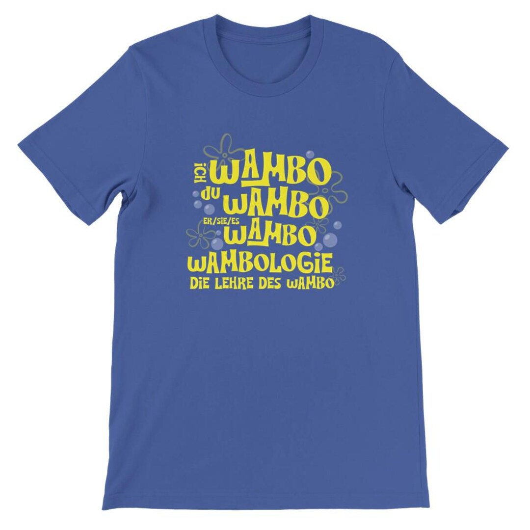 WAMBO Spongebob T-shirt – Soft Cotton, Unisex Fit, DTG Print Quality - Etsy