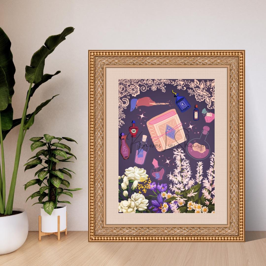 Whimsical Potion Apothecary Poster - Etsy