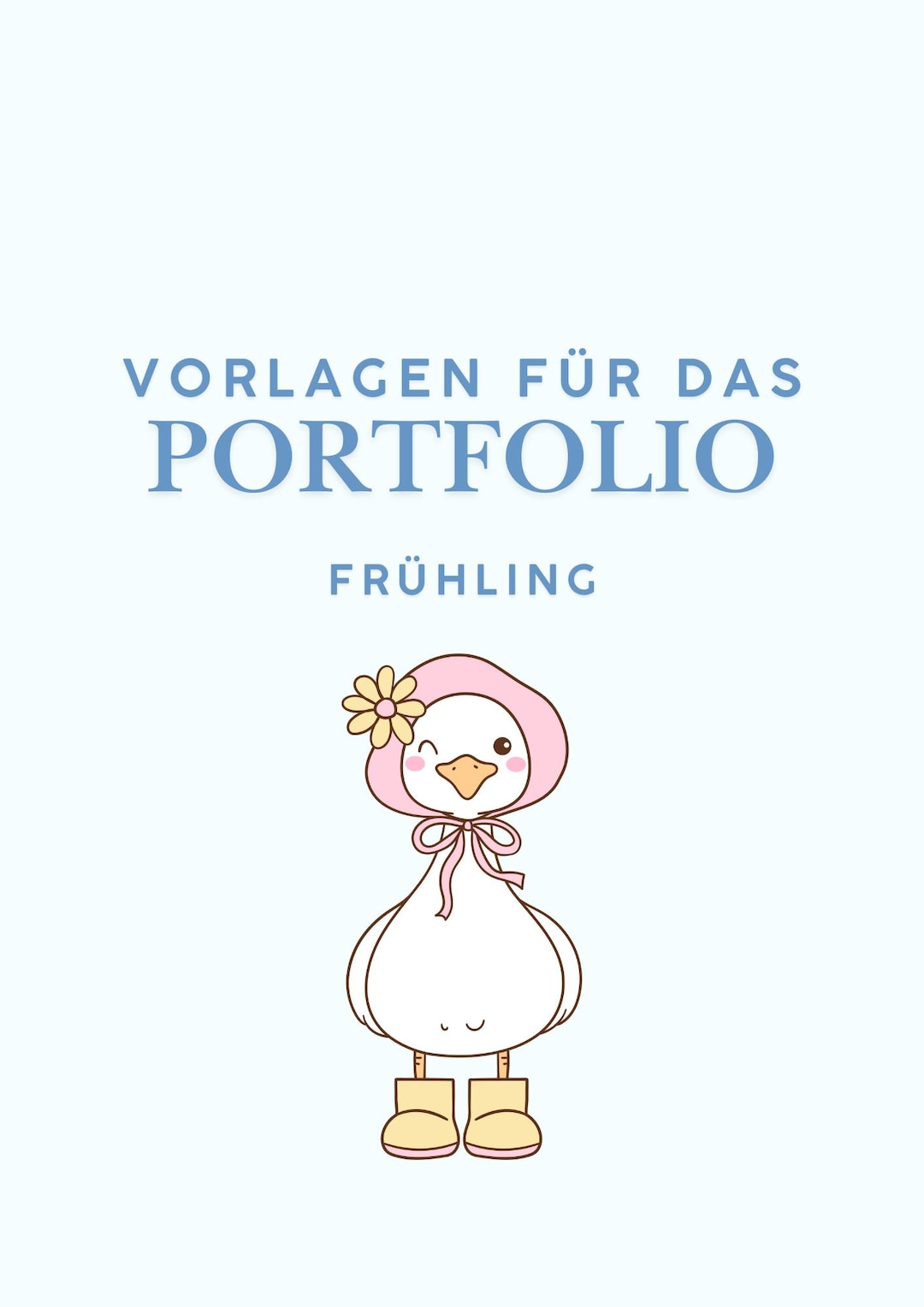 Portfolio Templates for Spring - Etsy