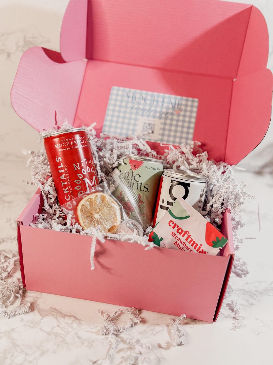 Sips of the Heart Mocktail Box | Cocktail Kit, Themed Mocktail Kit ...
