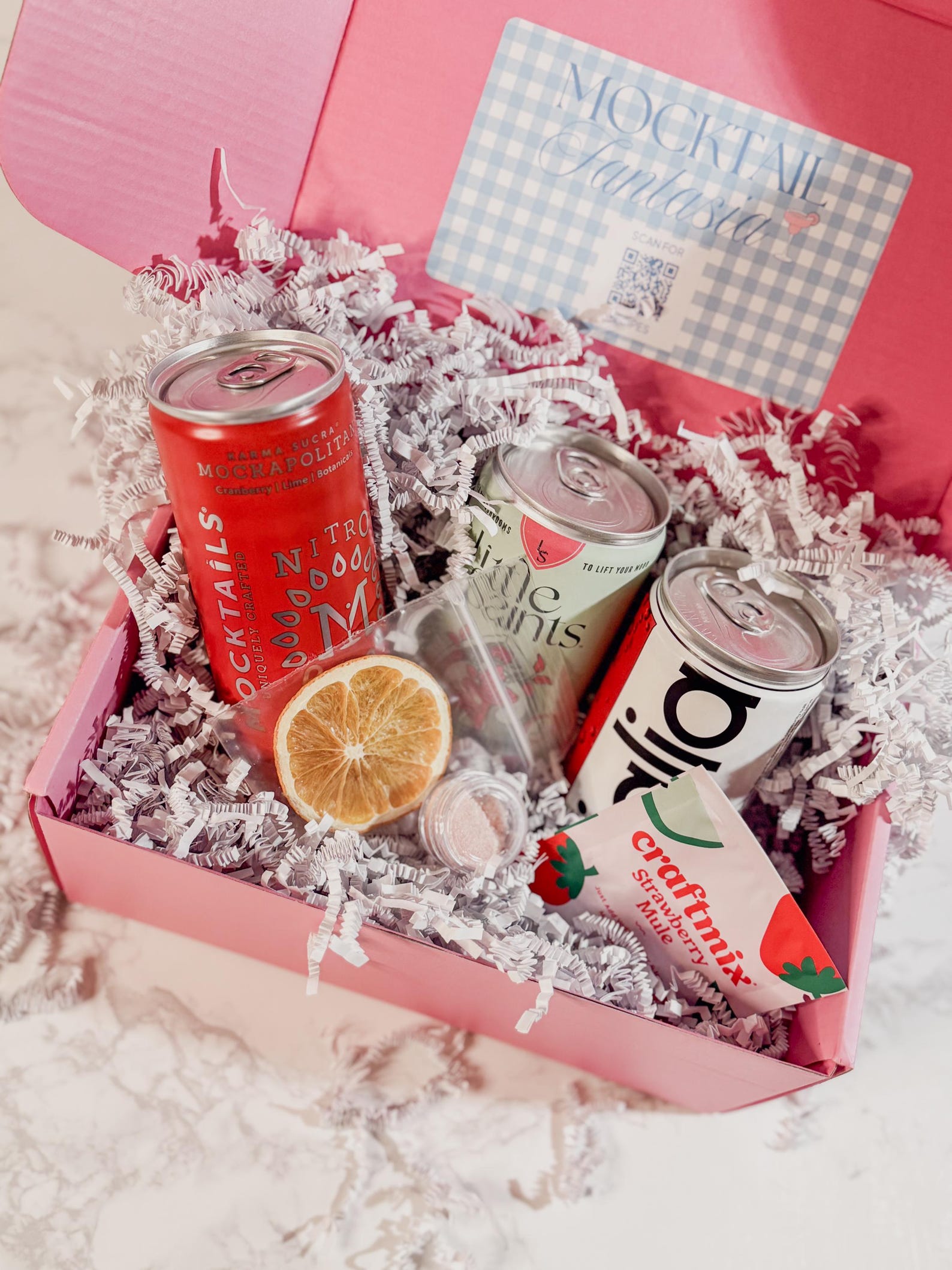 Sips of the Heart Mocktail Box | Cocktail Kit, Themed Mocktail Kit ...