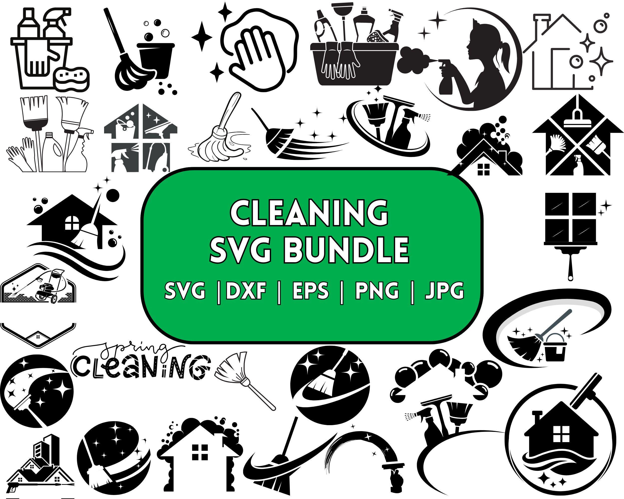 Cleaning SVG Bundle: Housekeeping Vector Files (instant Download) - Etsy