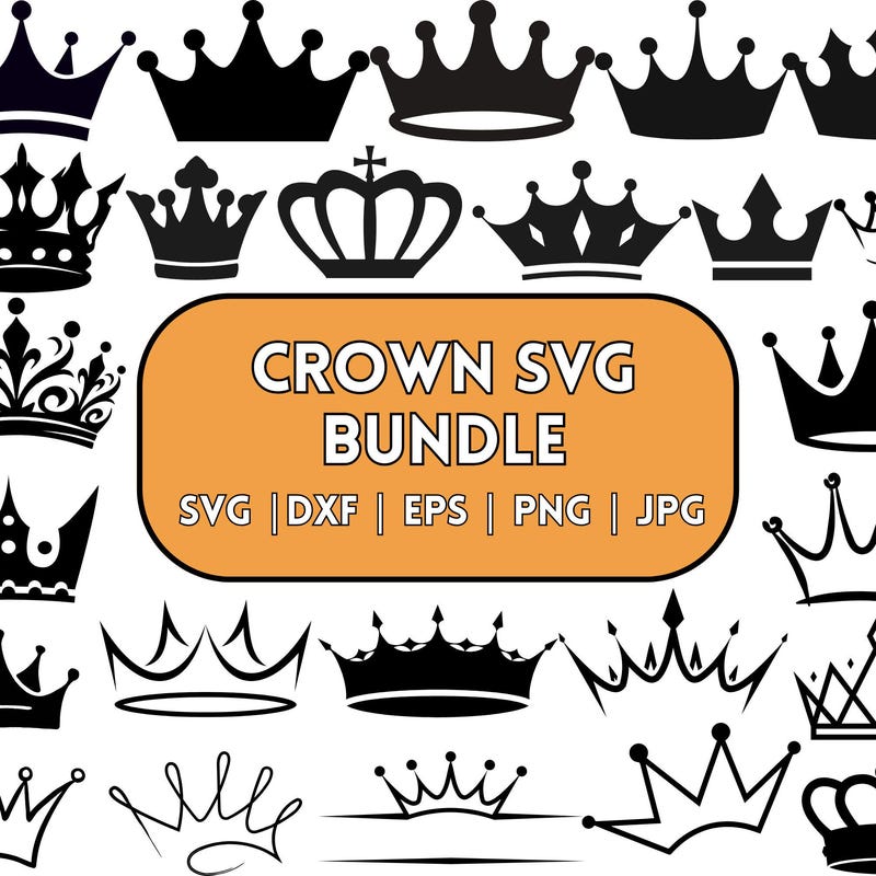 Crown Svg - Etsy