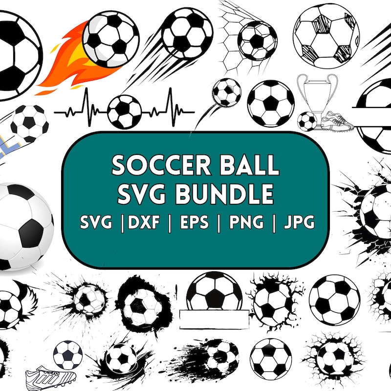 Soccer Dxf - Etsy