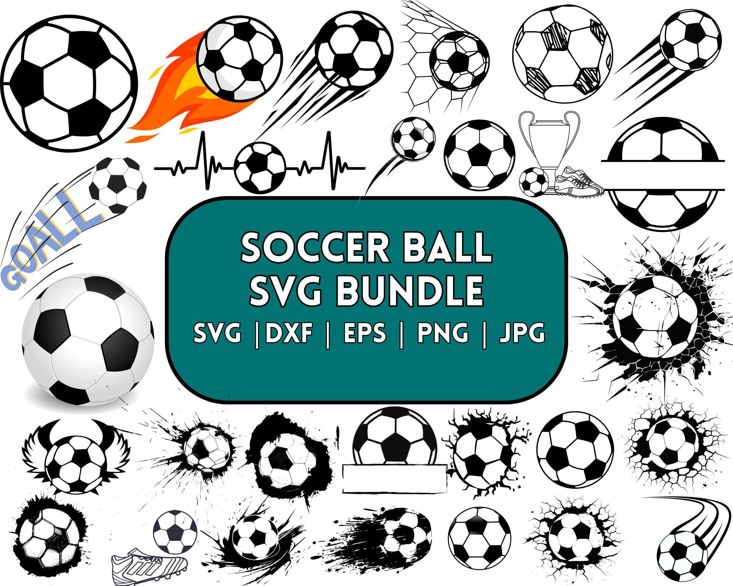 Soccer SVG Bundle: Ball Monogram, Team Designs (cut Files) - Etsy