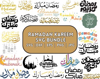 Ramadan Svg Bundle, Digital Download Muslim Ramadan Svg, Ramadan ...