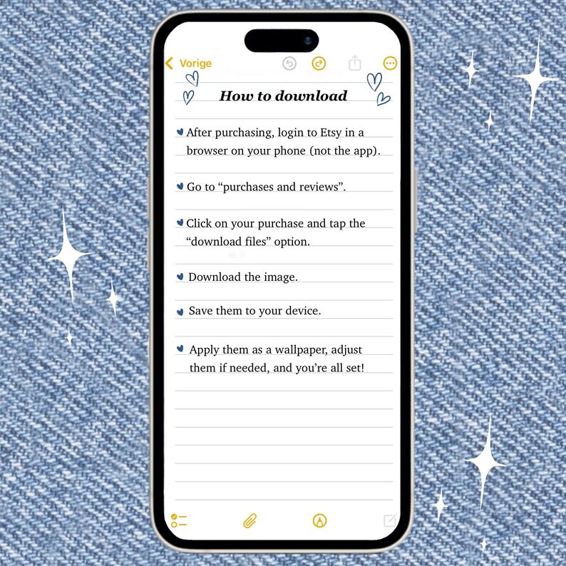 5 Trendy Phone Wallpapers Denim High Quality PNG Download Digital Ios ...