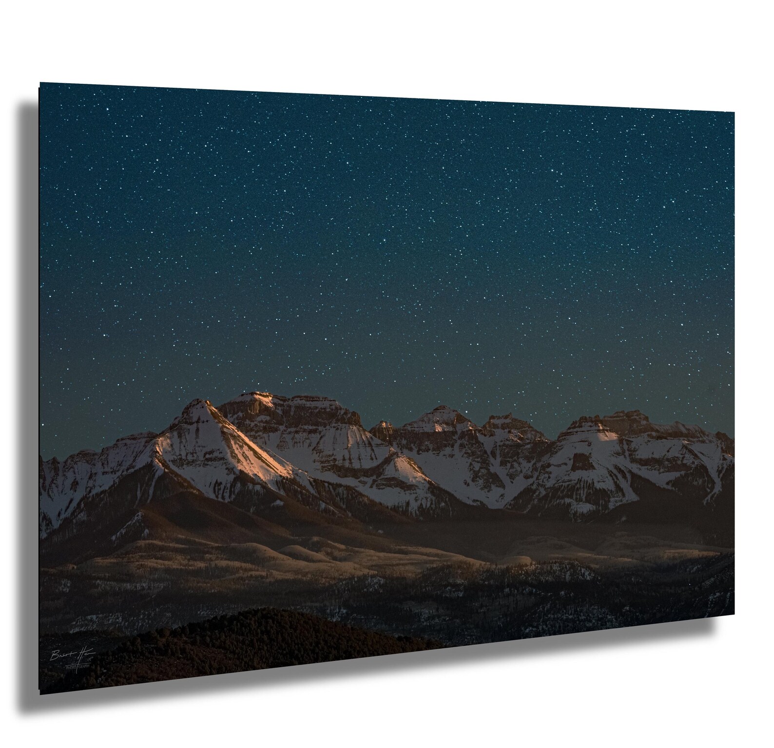 San Juan Mountain Night Sky, Colorado Mountain Photo, Starry Night ...