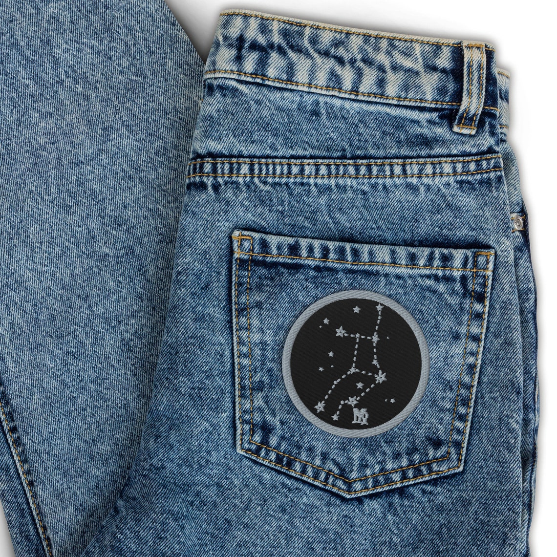 Virgo Constellation Embroidered Patch: Zodiac Sign Iron-on (3 Inch) - Etsy