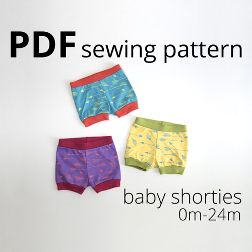 Baby Shorts Sewing Pattern Baby Shorties Digital Download - Etsy