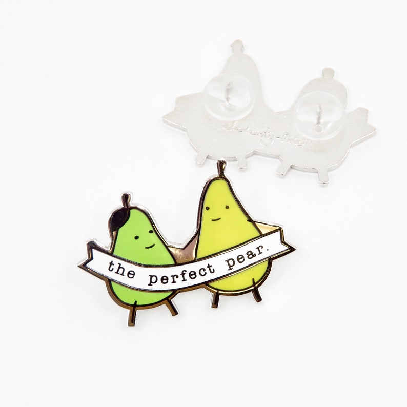 Pear Pin Funny Enamel Pins Perfect Pear Valentines Gift - Etsy