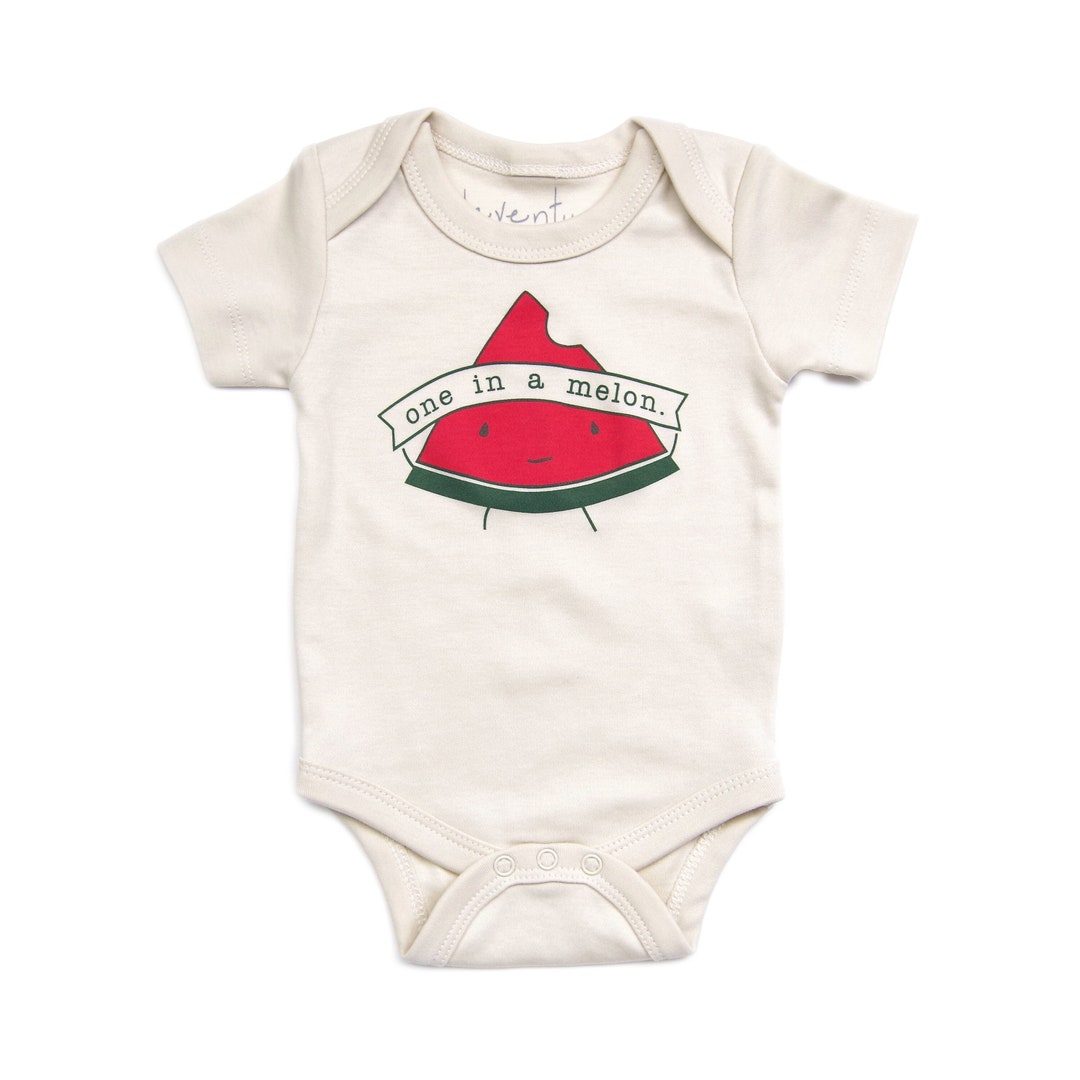 Organic Baby Bodysuit: Funny Watermelon Pun, Gender Neutral - Etsy