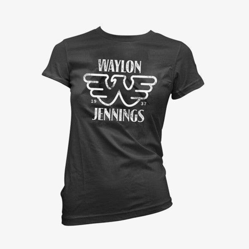Waylon Jennings Est. 1937 Flying W Symbol Womens Tee Shirt - Etsy