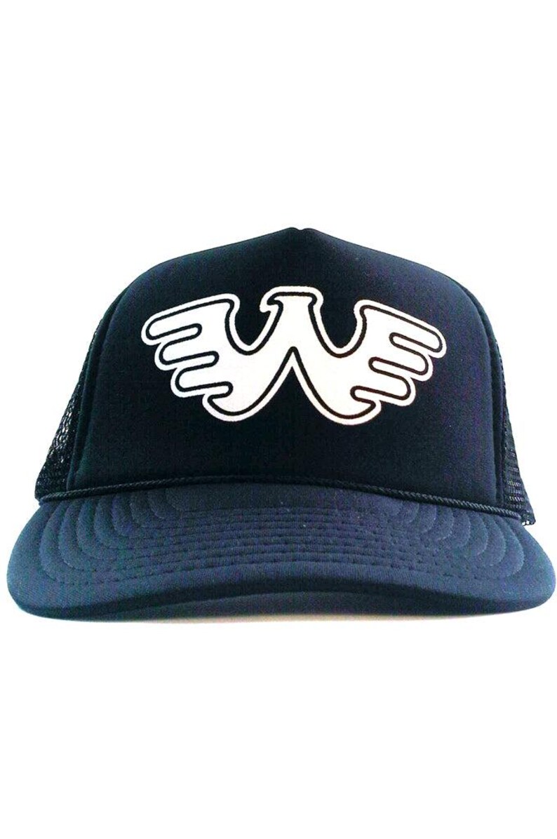 Waylon Jennings Symbol Flying W Trucker Hat - Black - Etsy