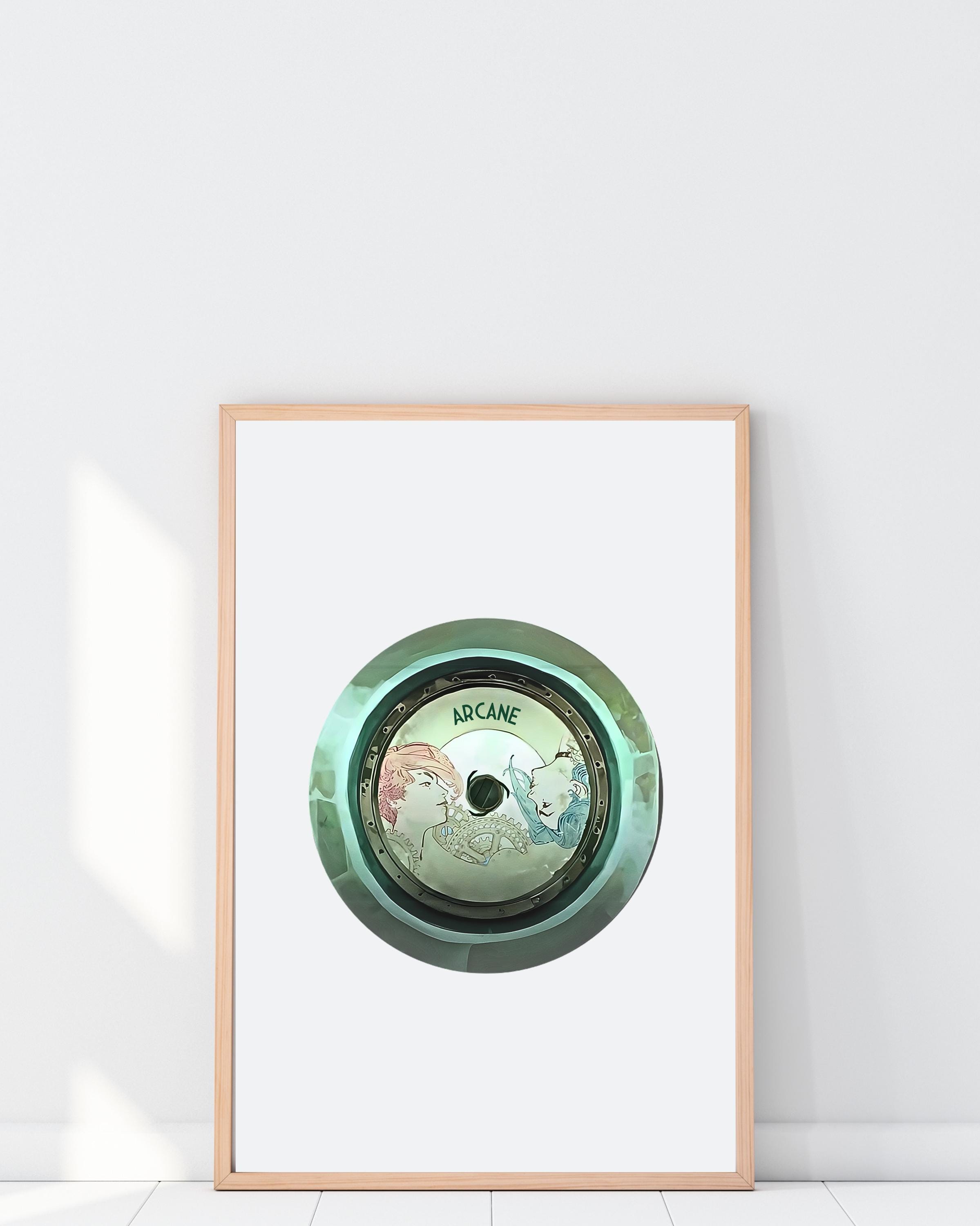 Arcane Poster Vi Jinx Poster Vi Tarot Poster League of Legends Poster ...