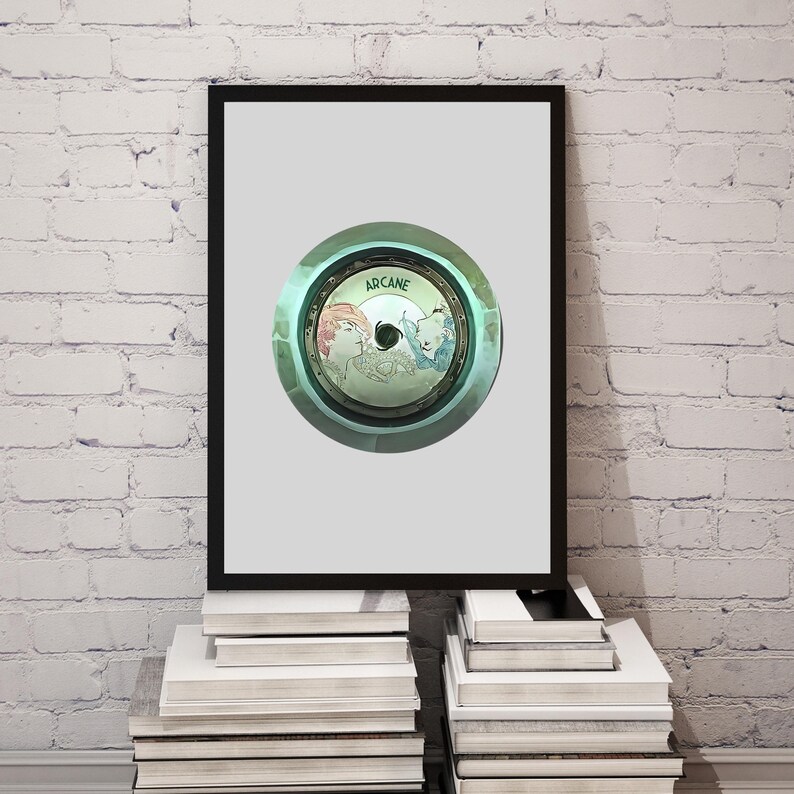 Arcane Poster Vi Jinx Poster Vi Tarot Poster League of Legends Poster ...