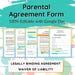 Editable Daycare Contract and Liability Waiver | Printable Childcare ...