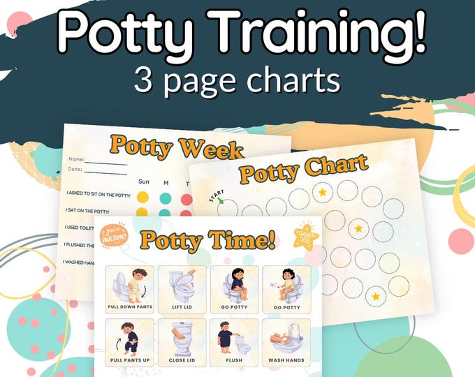 Toilet Training Potty Chart Communication Visual Board Flash Cards ...