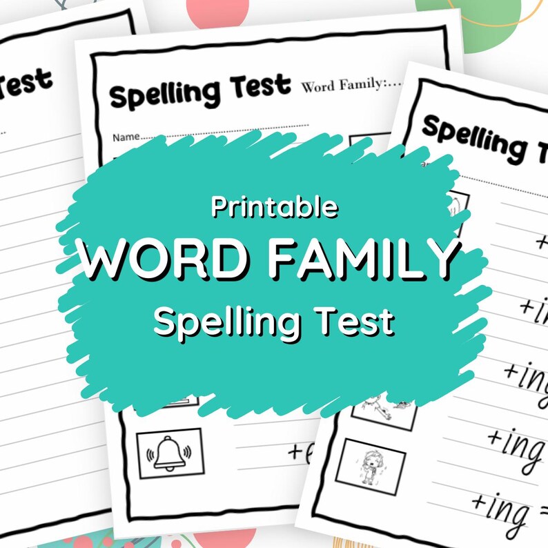 Word Family Beginning Sounds Worksheets | Summer Schooling | CVC Word ...