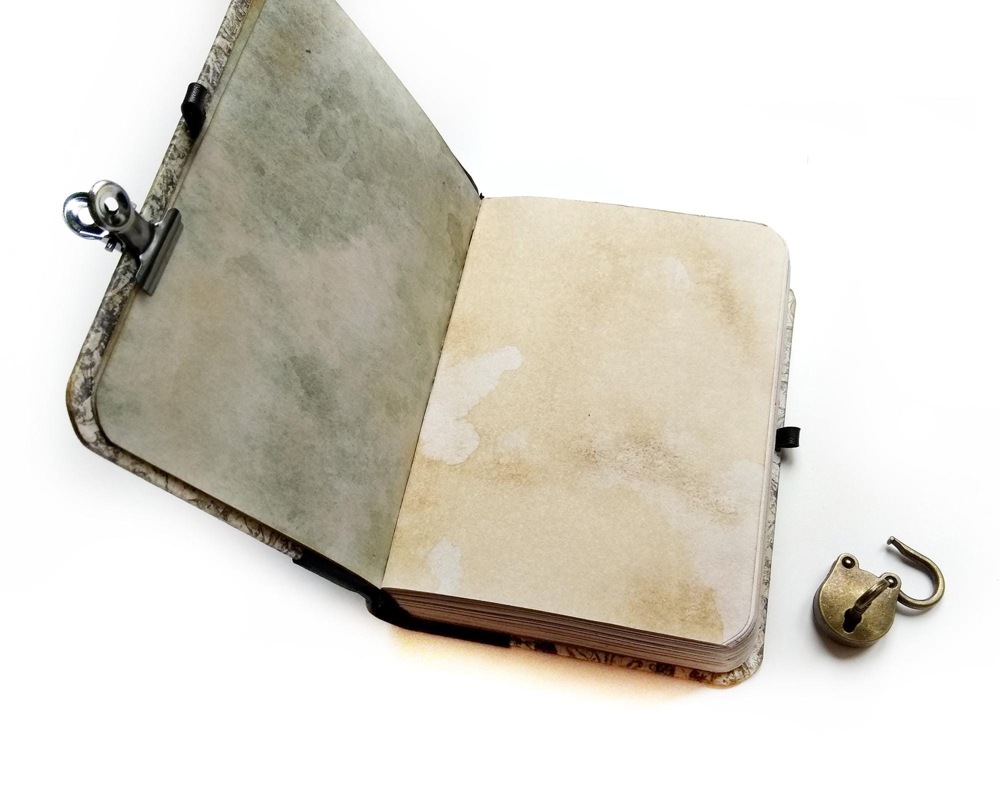 Thick Victorian Diary With Lock Gothic Notebook Victorian Handmade ...