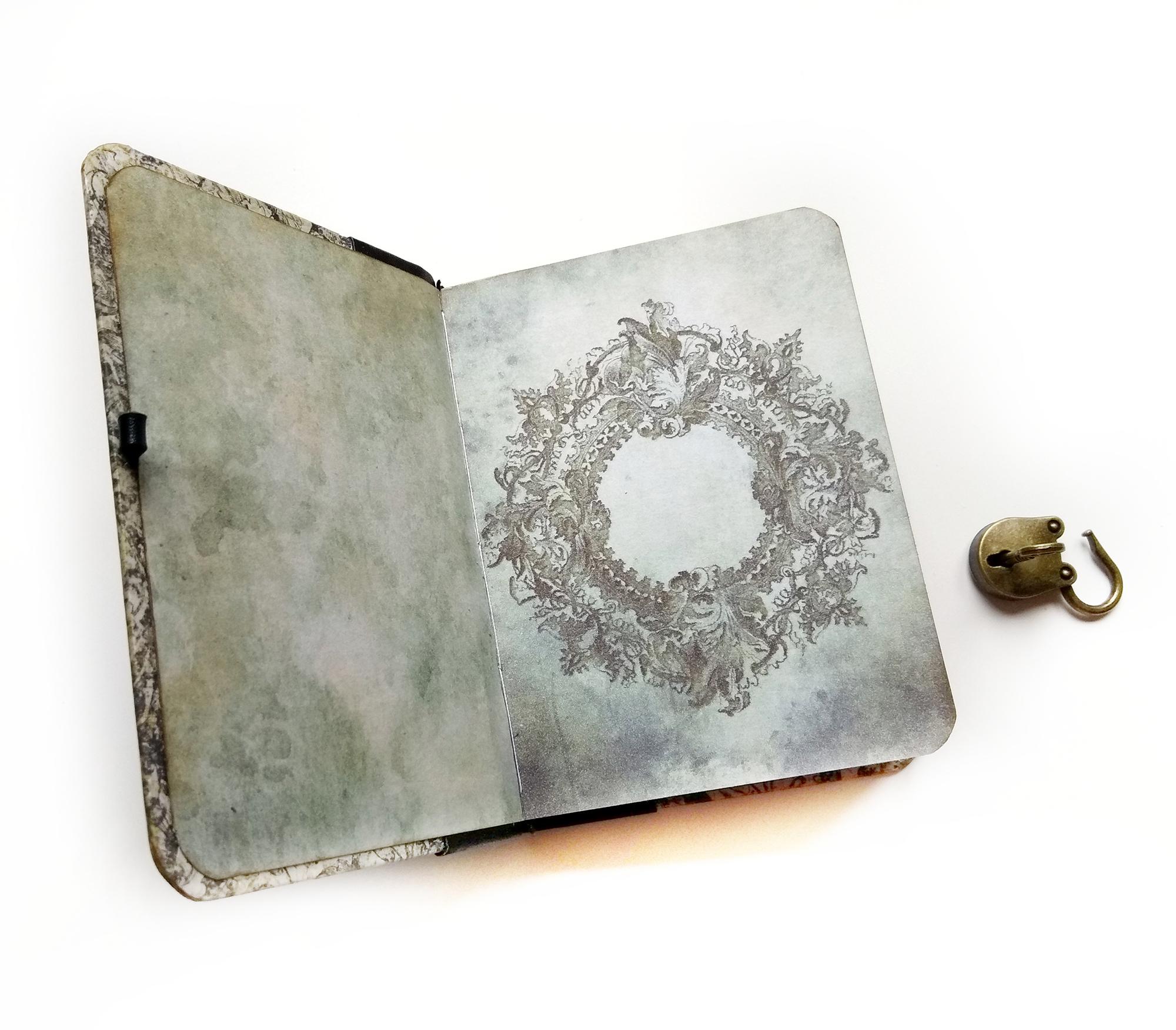 Thick Victorian Diary With Lock Gothic Notebook Victorian Handmade ...