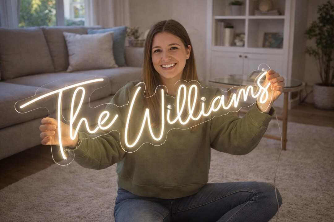 Custom Name Neon Sign, LED Neon Light Sign, Handmade Neon Sign, Custom ...