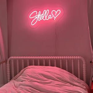 Custom Name Neon Sign for Kids, Custom Led Sign Wall Decor, Custom Led ...