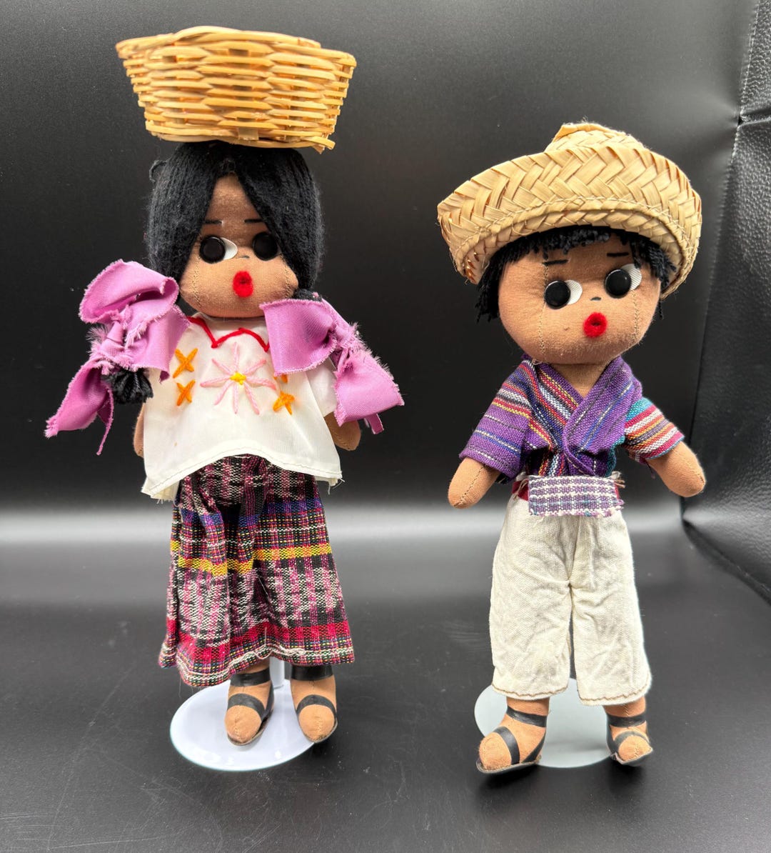 Handcrafted Mexican/guatemalan Maria Dolls, Worry Dolls, Mayan Folk Art ...