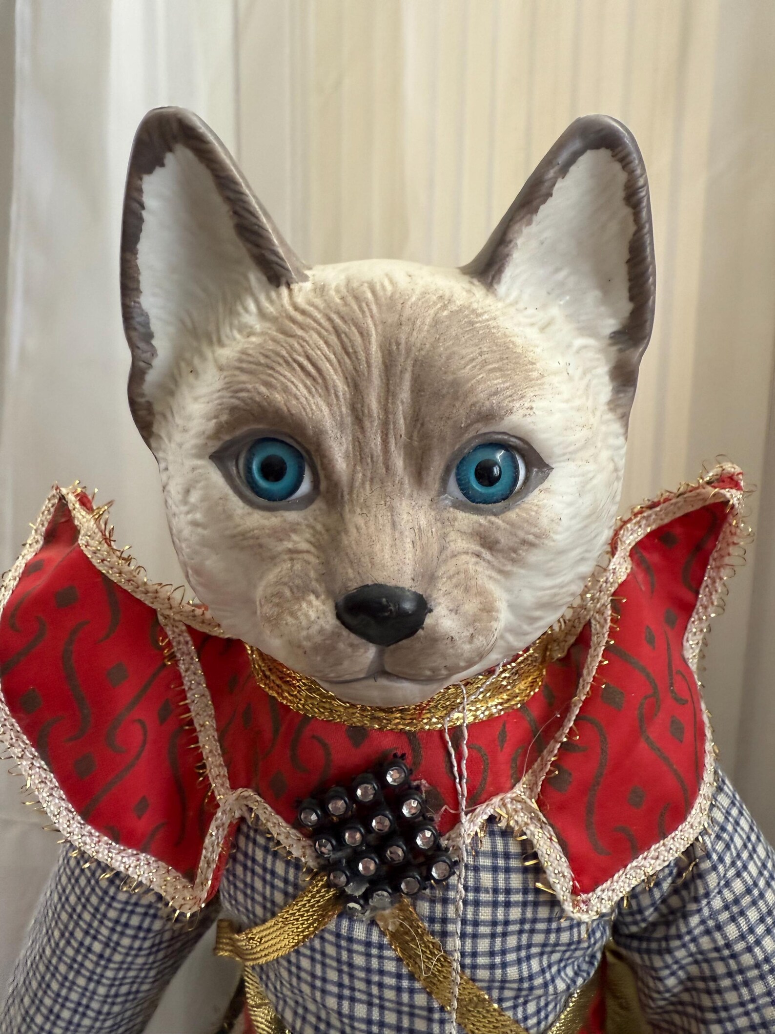 Heritage Mint Siamese Cat Doll: King Meow Porcelain Figurine - Etsy