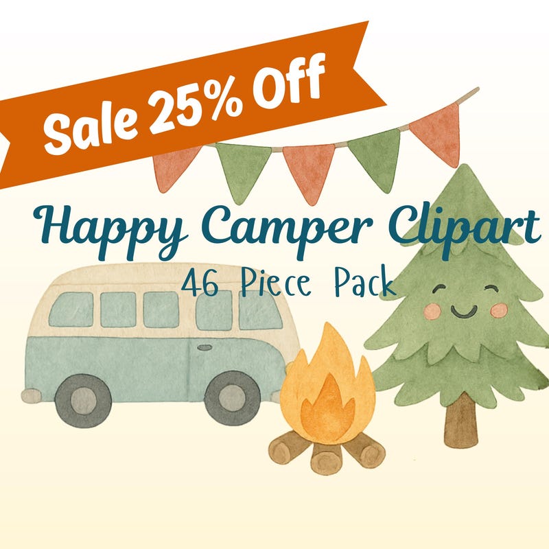 Camper Clipart - Etsy