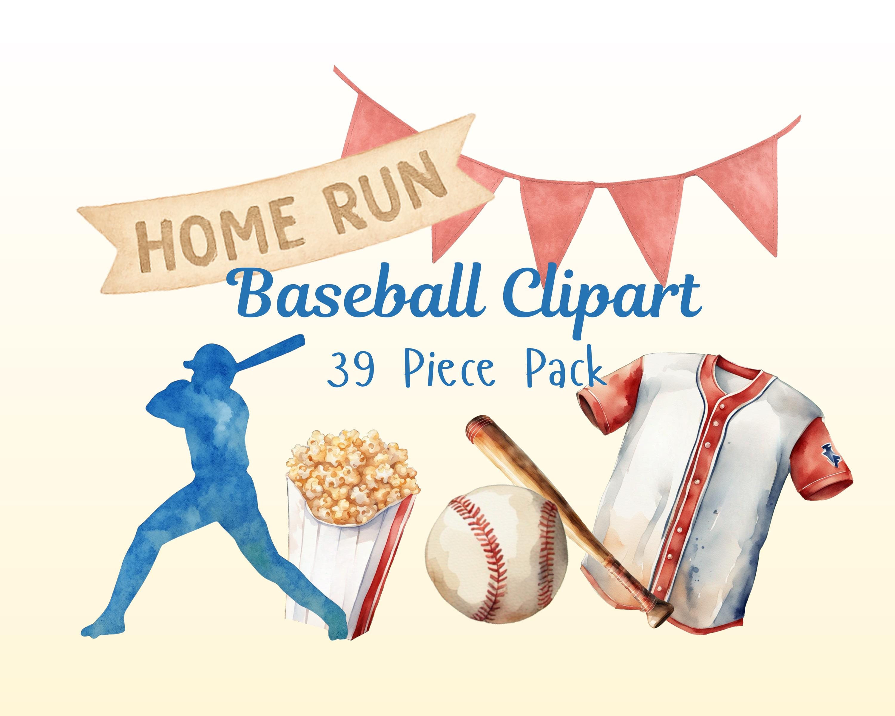 Baseball Clipart Pack | Instantly Downloadable Pngs | Rookie of the ...