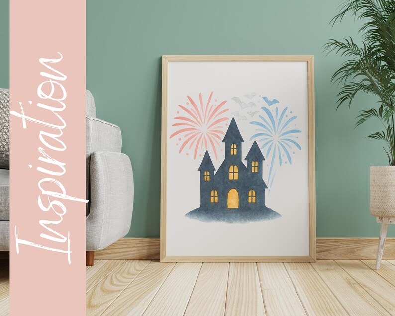 Patriotic Summerween Watercolor Clipart, 32 PNG Red White Blue ...